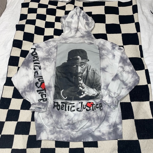 H&M | Shirts | Tupac Shakur Poetic Justice Hoodie | Poshmark